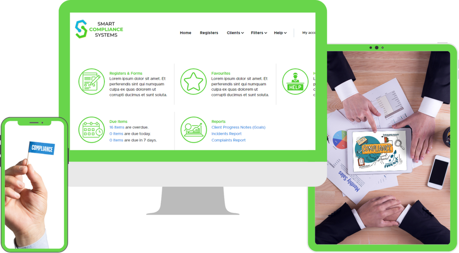 Features and Solutions - Smart Compliance Systems